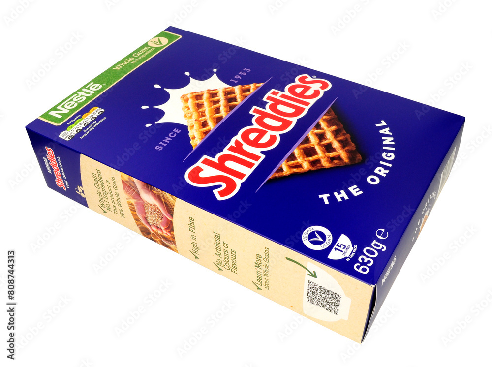 Nestle original shreddies breakfast whole wheat fortified malted cereal ...