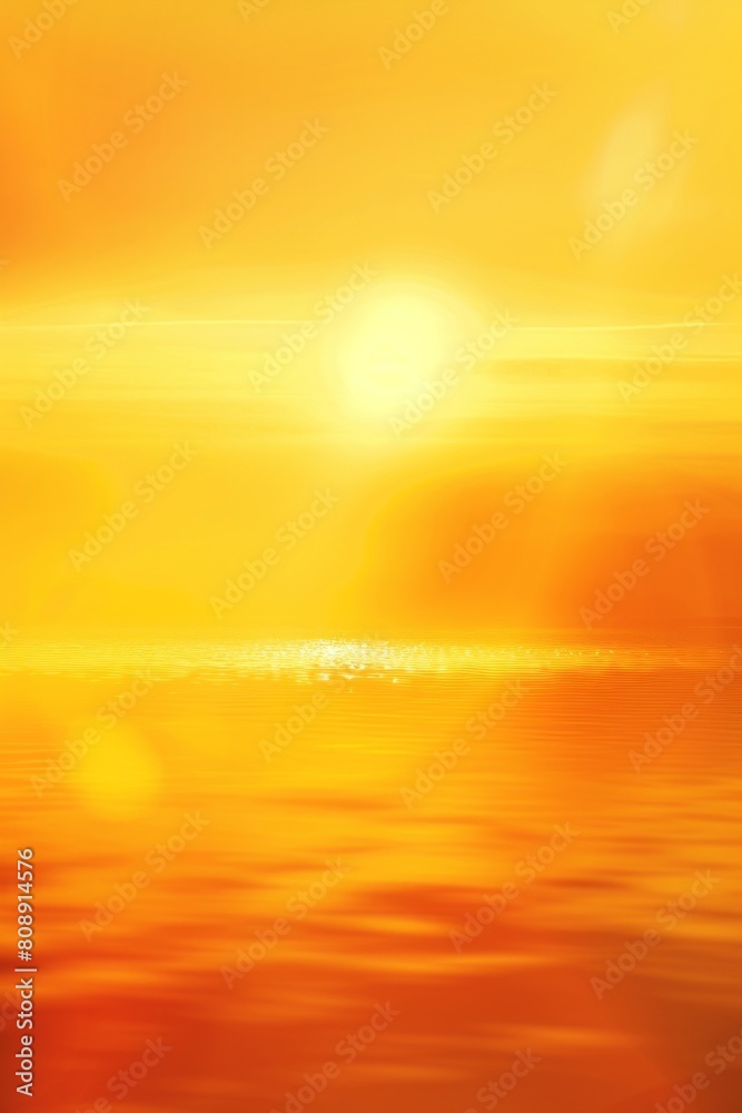 The background is enhanced, featuring a heatwave effect, lens flares ...