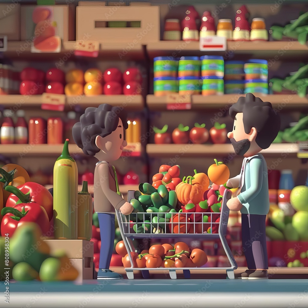 A playful, animated sequence of characters choosing antiinflammatory ...