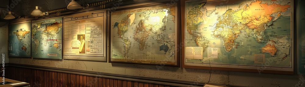 Political Scientist's Wall: Featuring political theory diagrams, world ...