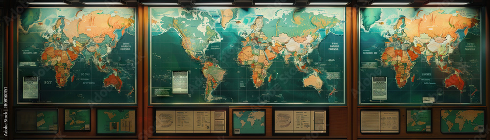 Political Scientist's Wall: Featuring political theory diagrams, world ...