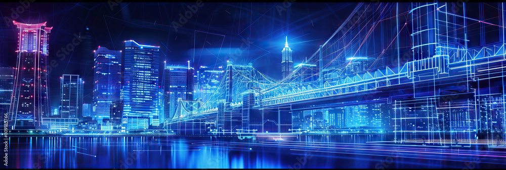 Civil Engineer's Wall: Featuring blueprints of infrastructure projects ...