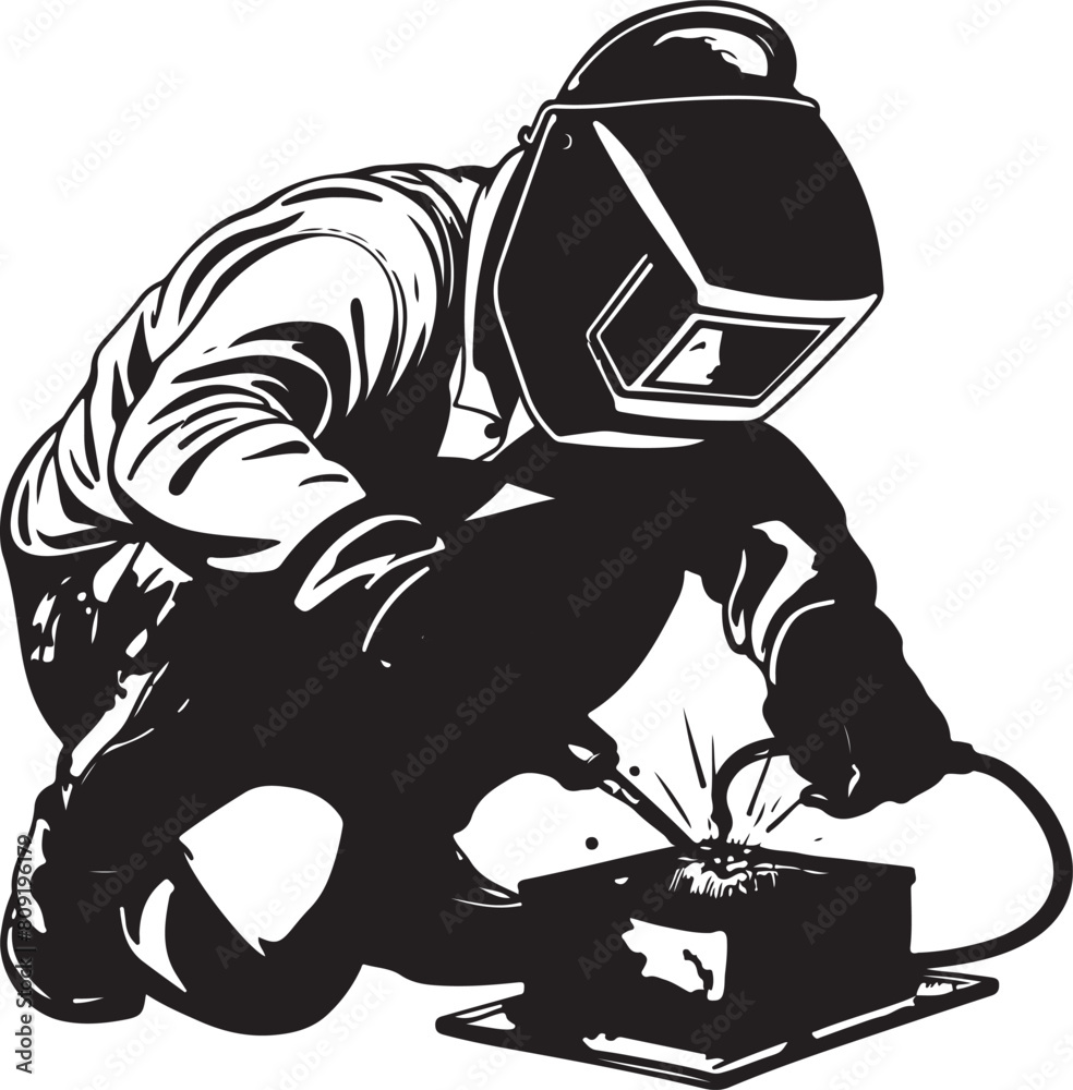 welder vector transparent background Stock Vector | Adobe Stock
