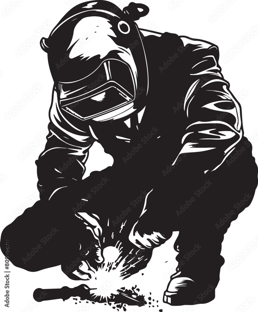 welder vector transparent background Stock Vector | Adobe Stock