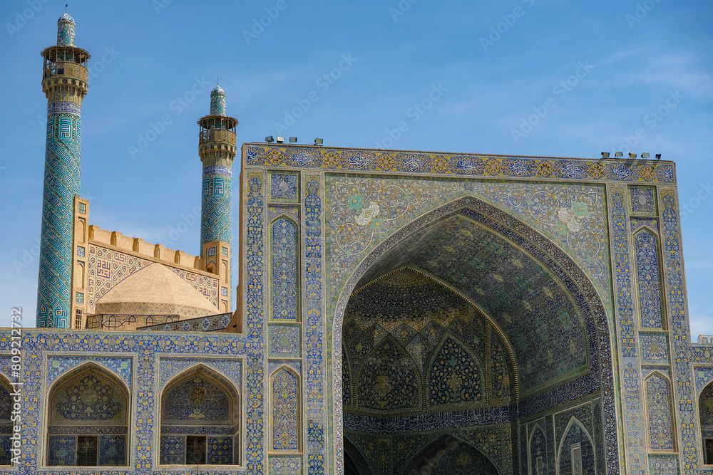 Shah Mosque, also known as the Imam Mosque, is located in Naghsh-e ...