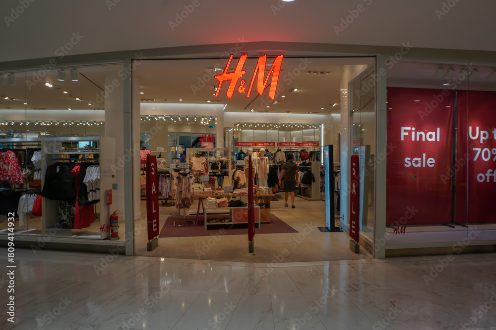 Bangkok, Thailand, 10 May 2024 The HM brand, founded by Erling Persson ...