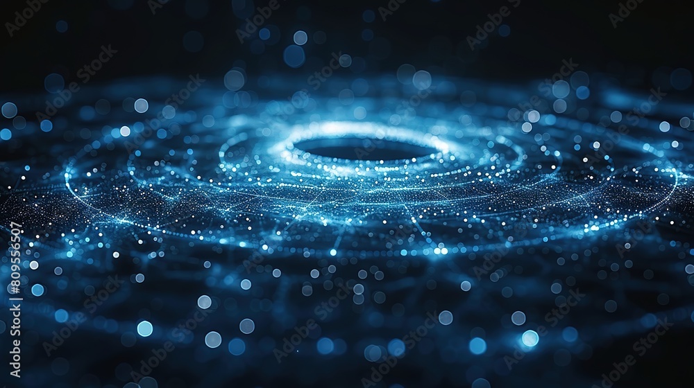 Futuristic high-definition digital fusion, clever integration of ...