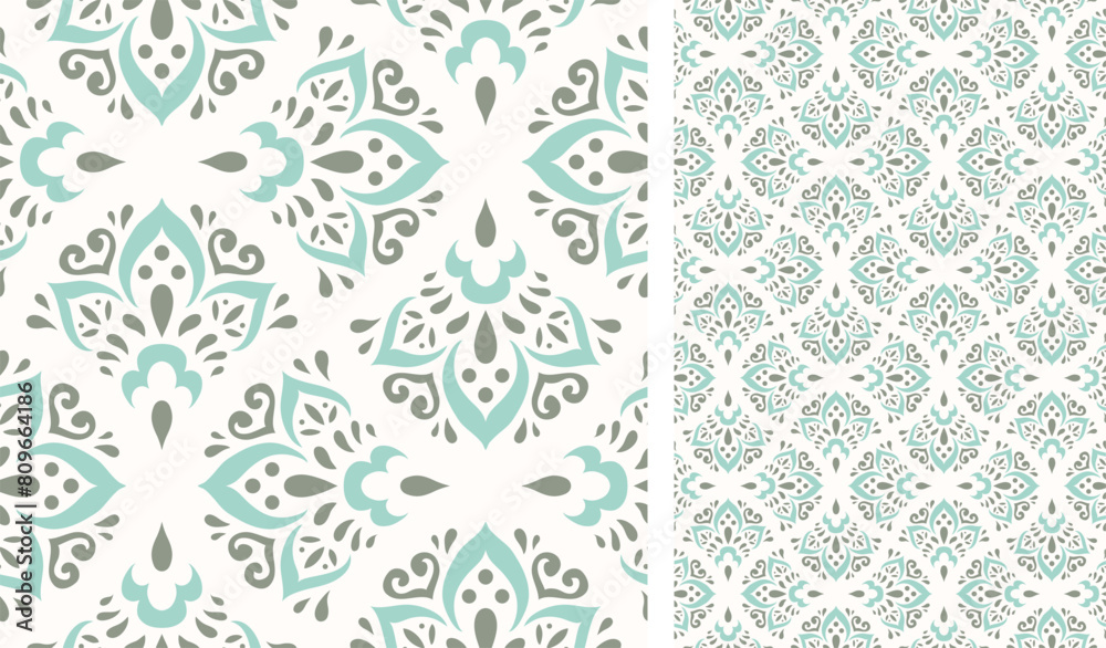 Cute Scandinavian style ethnic seamless pattern. Hygge and calm hand ...