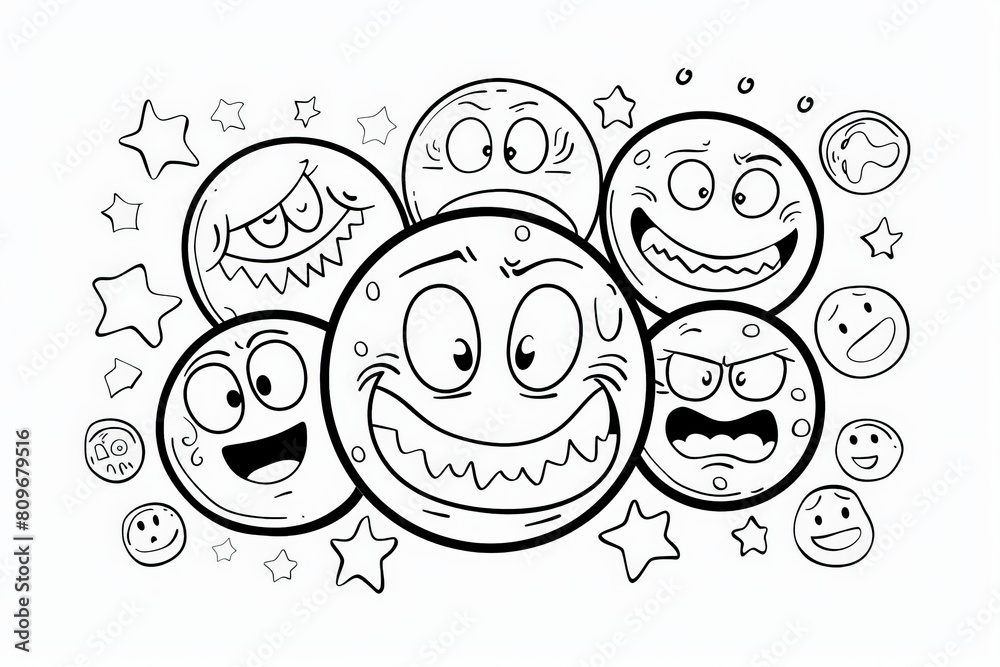 Animated characters showcasing a variety of emotions through their ...