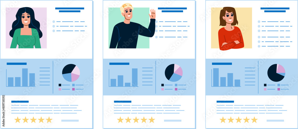 assessment performance appraisal vector. business customer, development ...