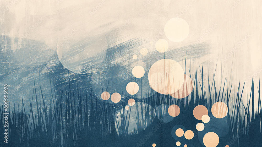 Hand-drawn minimalistic lens flare pattern wallpaper. Lens flare image ...
