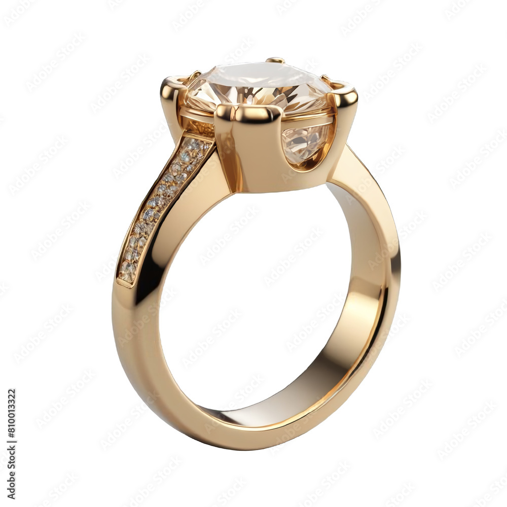 TRANSPARENT PNG ULTRA HD 8K A timeless yellow gold ring featuring a ...