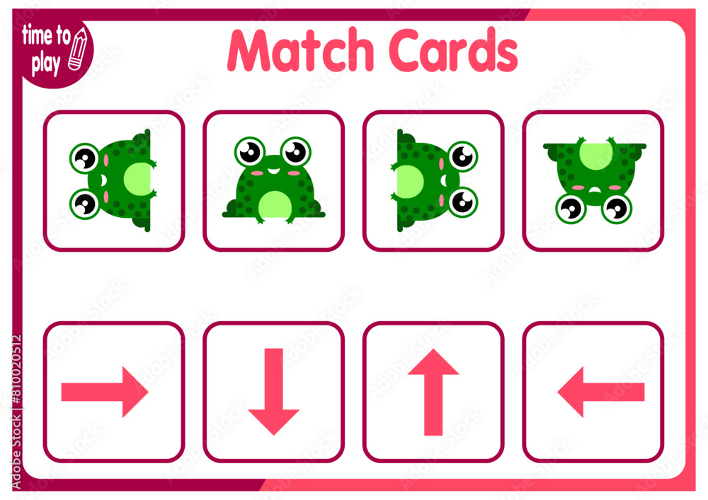 Educational worksheet for preschool children. Orientation in space ...