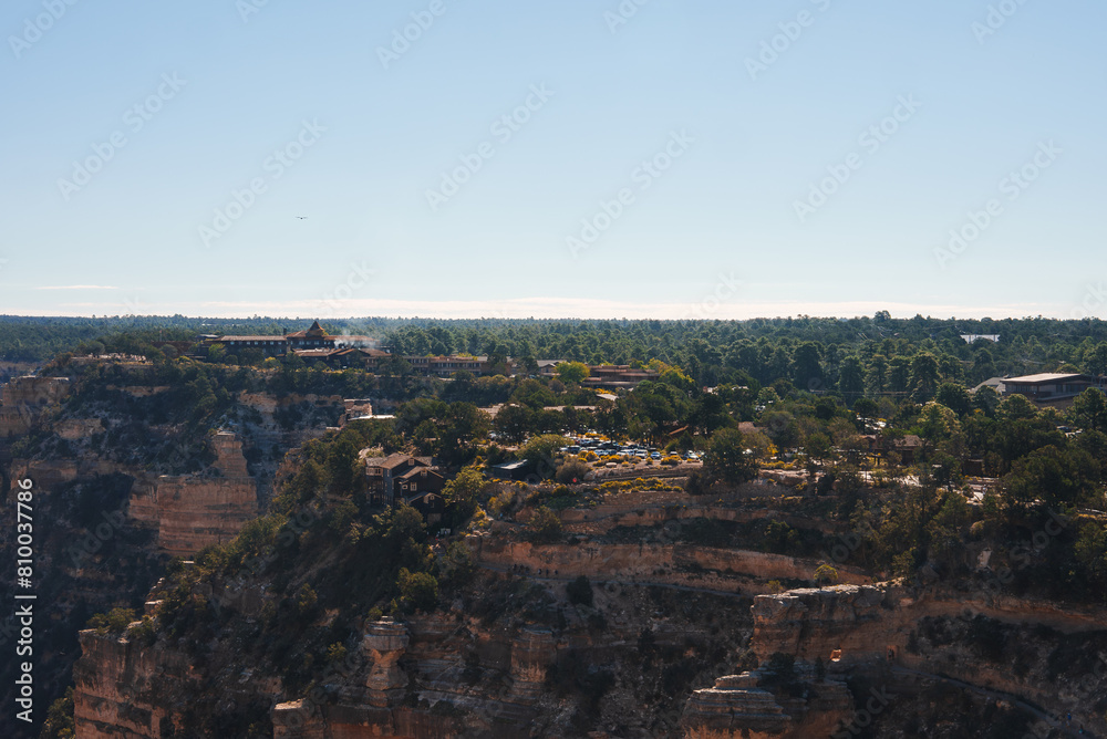 Discover breathtaking canyon views in a remote location. Layers of ...