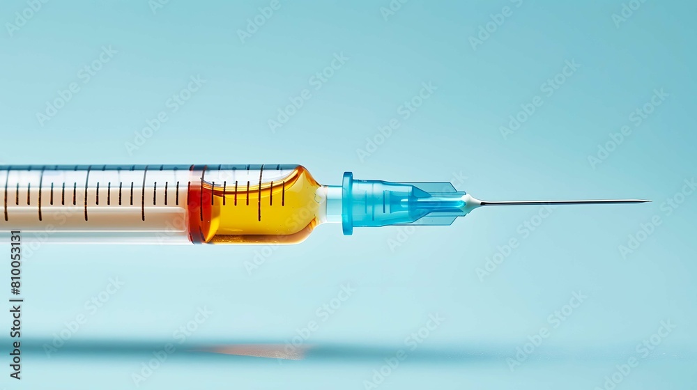 Step-by-step preparation and injection process For medical ...