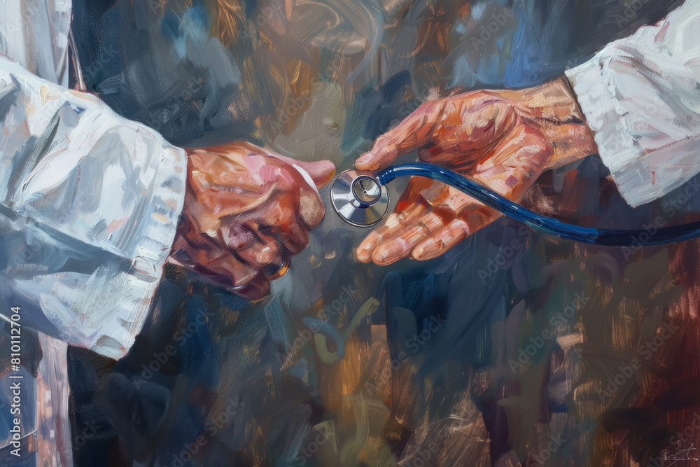Symbolic Passing of the Torch: Retiring Doctor Hands Over Stethoscope ...