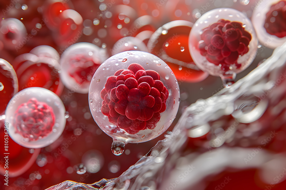 Red Blood Cells, White Blood Cells, germs, viruses, bacteria, and ...