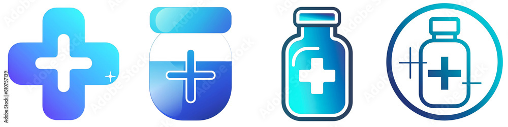 Pharmacy clipart collection, symbol, logos, icons isolated on ...