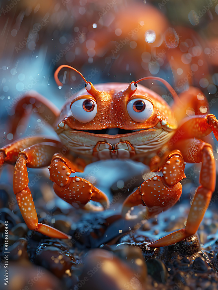 crab, ocean, claws, shell, beach, sea, marine, crustacean, sand, water ...