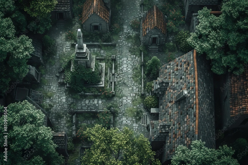DnD Battlemap cemetery, burial, gravesite, tombstones, memorial ...
