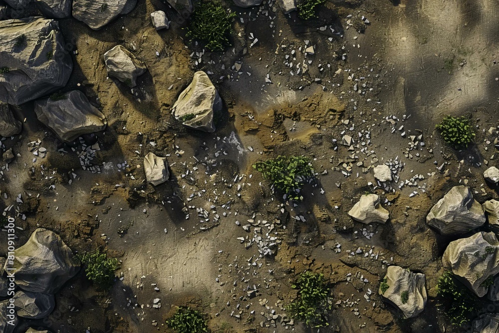 DnD Battlemap battlemap, style, boulder, field, terrain, strategy Stock ...