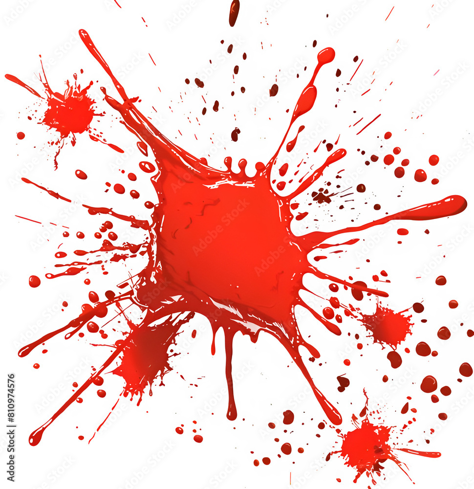vector icon of red splatter in the style of png transparent background ...