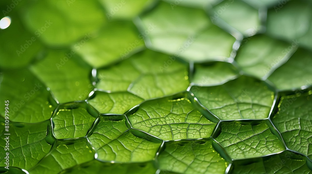 Nature study image of a leaf surface, emphasizing guard cells as ...
