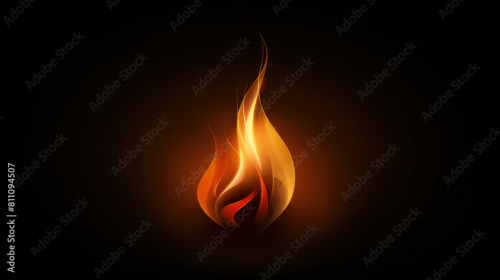 Fiery Pentecostal Flame Artwork., Pentecost a Christian holiday, the ...