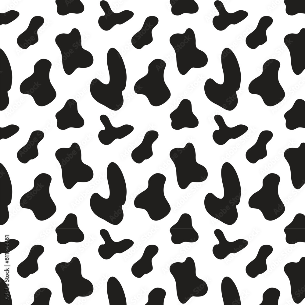 Vektor Cow Texture SVG, Cow Pattern Svg, Cow Print Svg, Cow Spots SVG ...