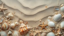 Starfish Beach Background Pattern Free Stock Photo - Public Domain Pictures