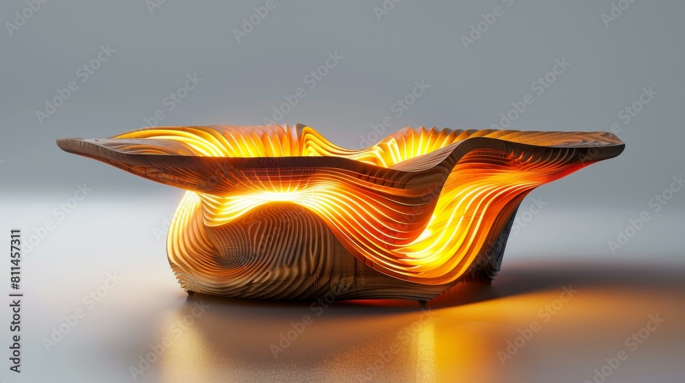 Transformative furniture that adapts texture with lighting shifts, Ai ...