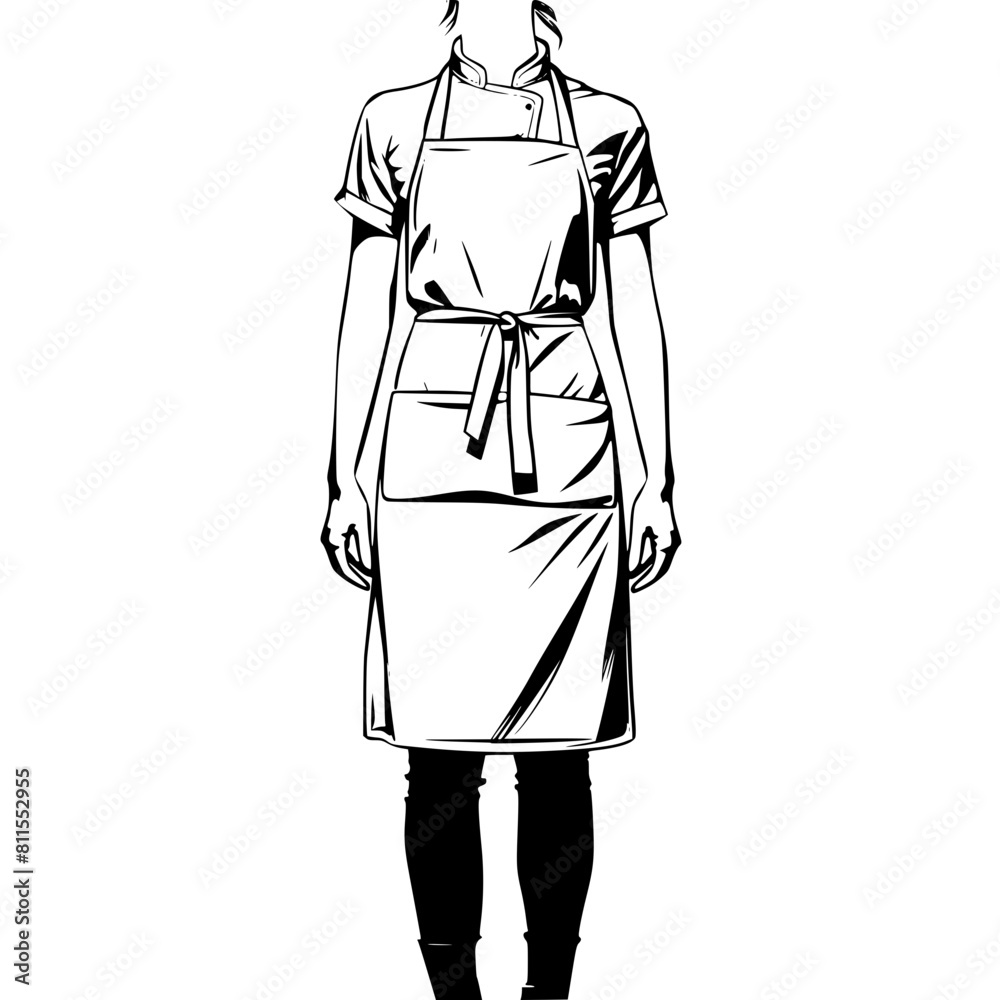 Стоковое векторное изображение «Apron SVG, Svg files for Cricut, Chef ...