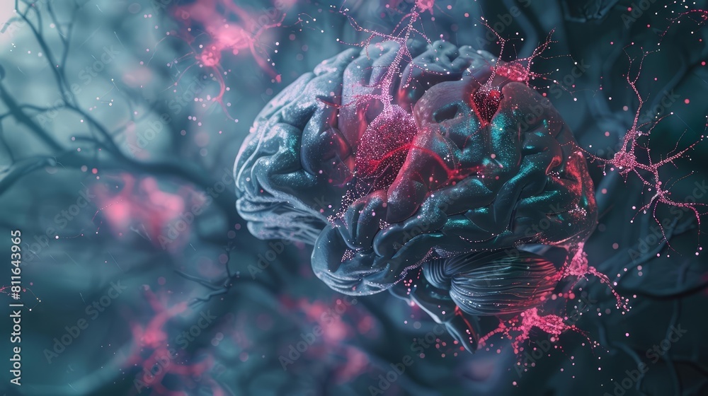 Explore the concept of artificial intelligence merging with biological systems through a ...