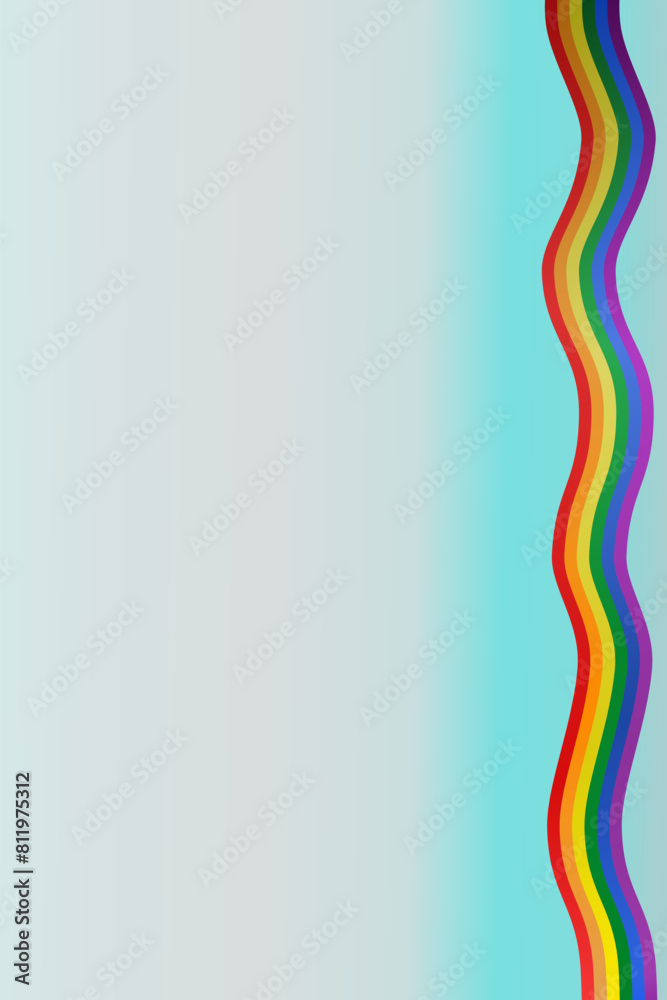 Pride month background LGBTQ Pride Flag Colours. Vector banner with ...