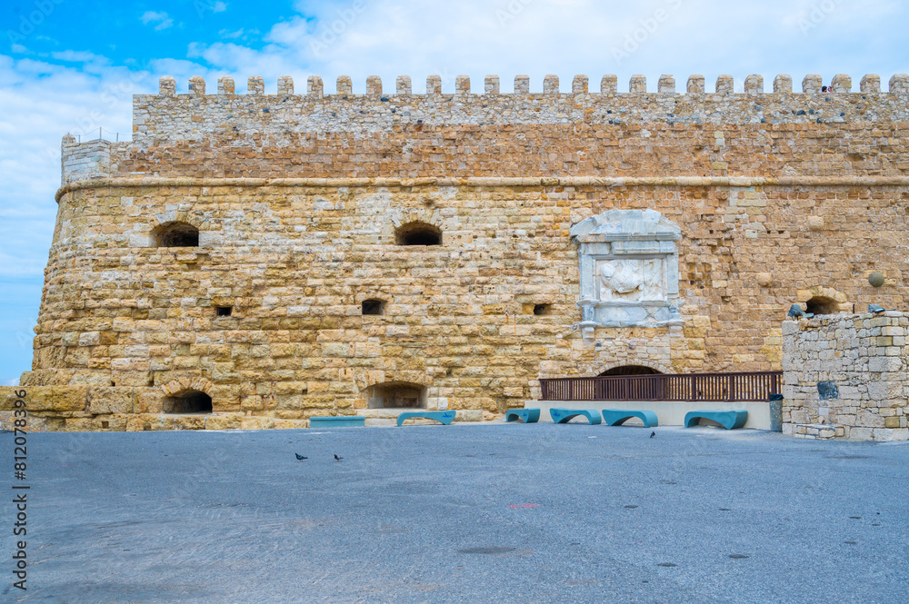 Venetian fortress of Koules (Castello a Mare) located at the entrance ...