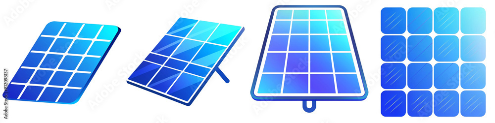Solar Panel clipart collection, symbol, logos, icons isolated on ...
