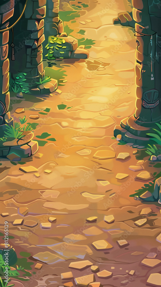 mobile game background level map progression Stock Illustration | Adobe ...