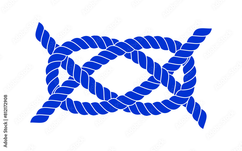 Sailor nautical knot. Nautical rope infinity sign. Png clipart isolated ...