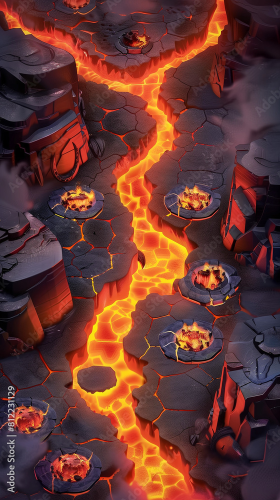 map level progression mobile game art Stock Illustration | Adobe Stock