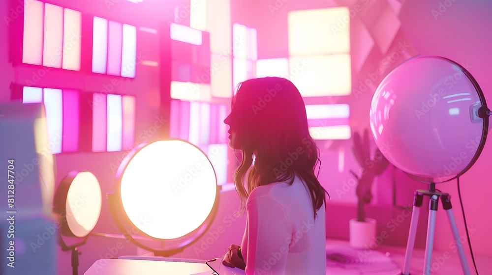 Foto de Stock Sample social media user profile gallery post and story ...