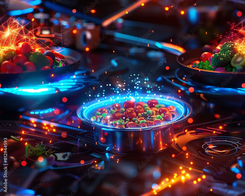 Explore the marriage of virtual cooking guides with master chefs in a ...