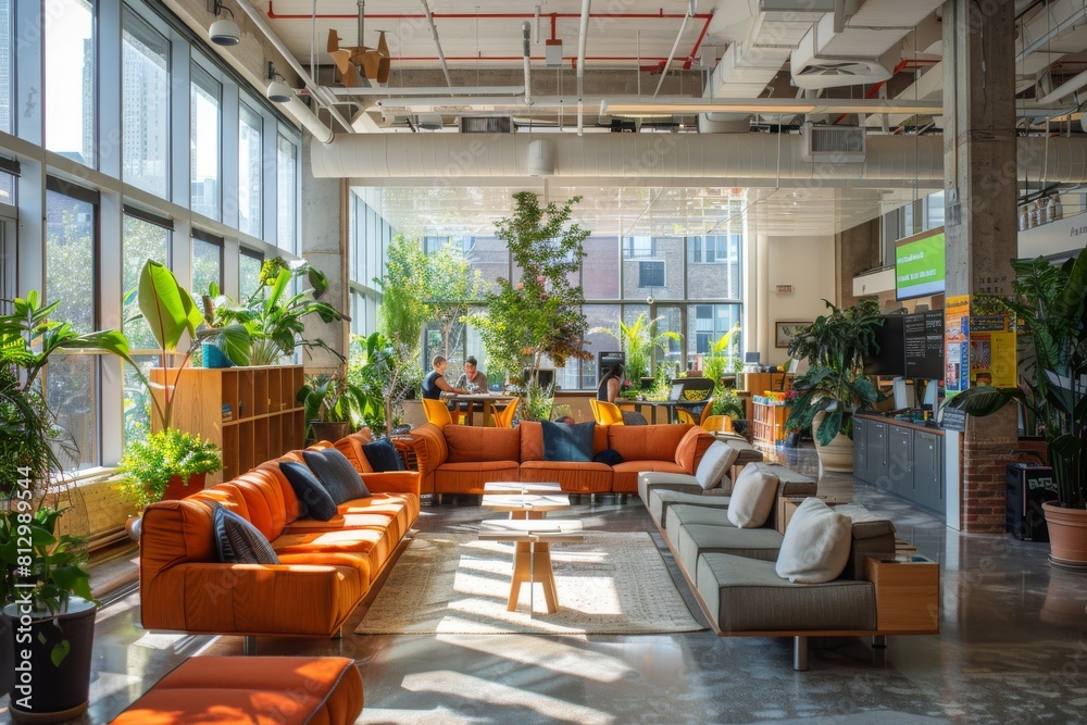 Fintech Innovation Hub: A photograph of a fintech innovation hub ...