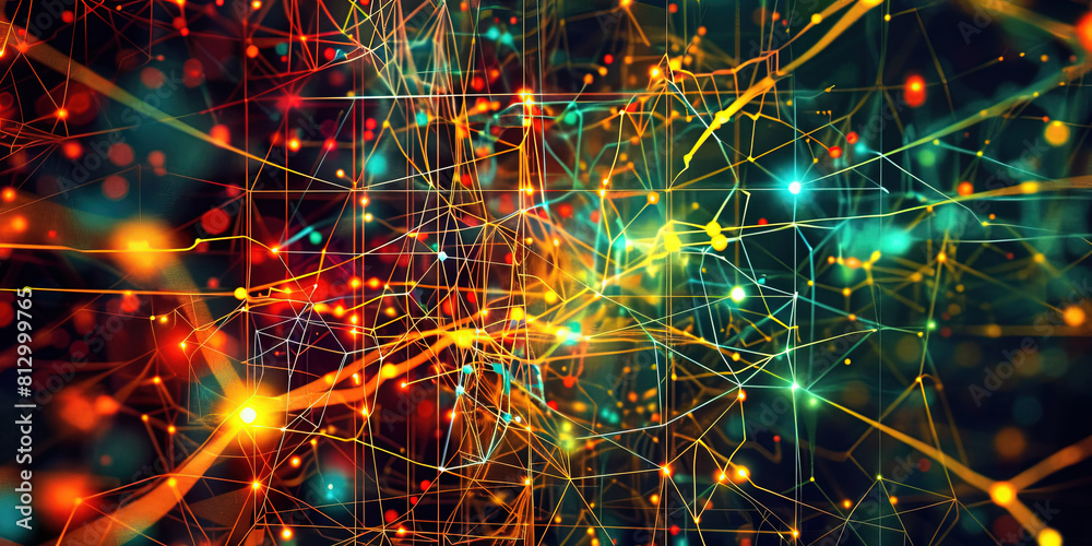 quantum, universe, plexus, landscape, cyberspace, communication, idea ...