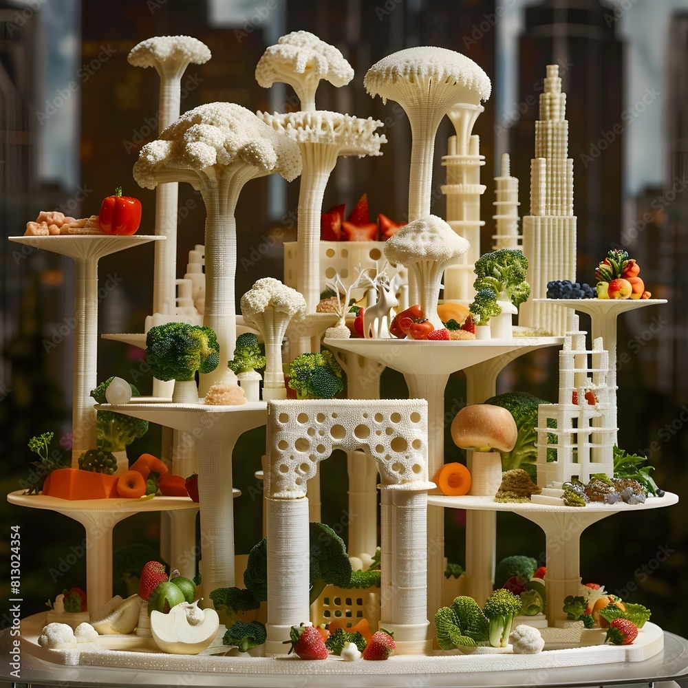 D Printed Food Architecture A New Era of Culinary Precision and Design ...