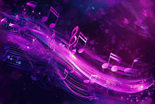 Purple Music Background Free Stock Photo - Public Domain Pictures