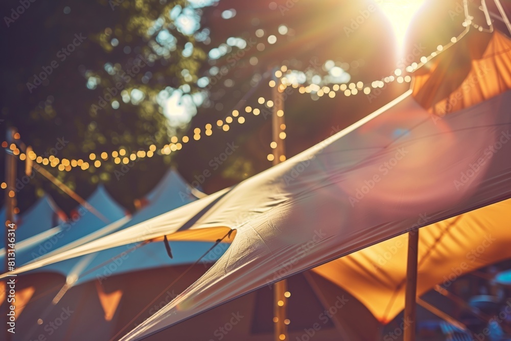 Boho Music Festival Bell Tents, Colorful Slow Living, Summer Hippy ...