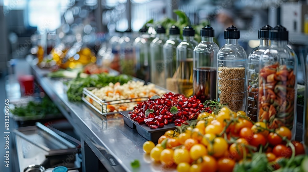 lab equipped with advanced tools for testing food quality, ensuring ...