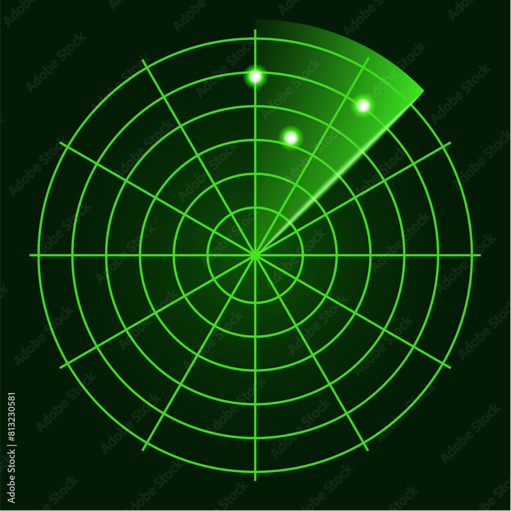 Radar military sonar hud map digital graphic. Compass scan hud radar screen background design ui ...