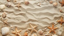 Starfish Background Beach Pattern Free Stock Photo - Public Domain Pictures