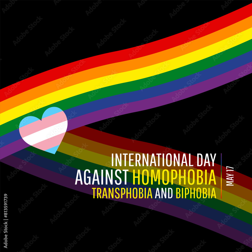 International Day against homophobia transphobia and biphobia template ...